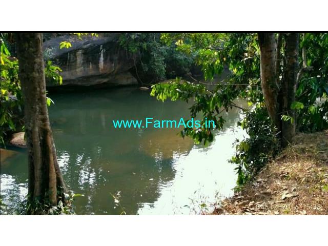 8 Acre patta farm land for sale at perdoor, Udupi with 3 side river ...